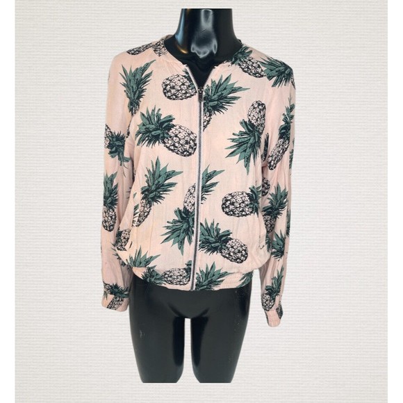 BB Dakota | Jackets & Coats | Bb Dakota Pink Blossom Pineapple Aylia ...